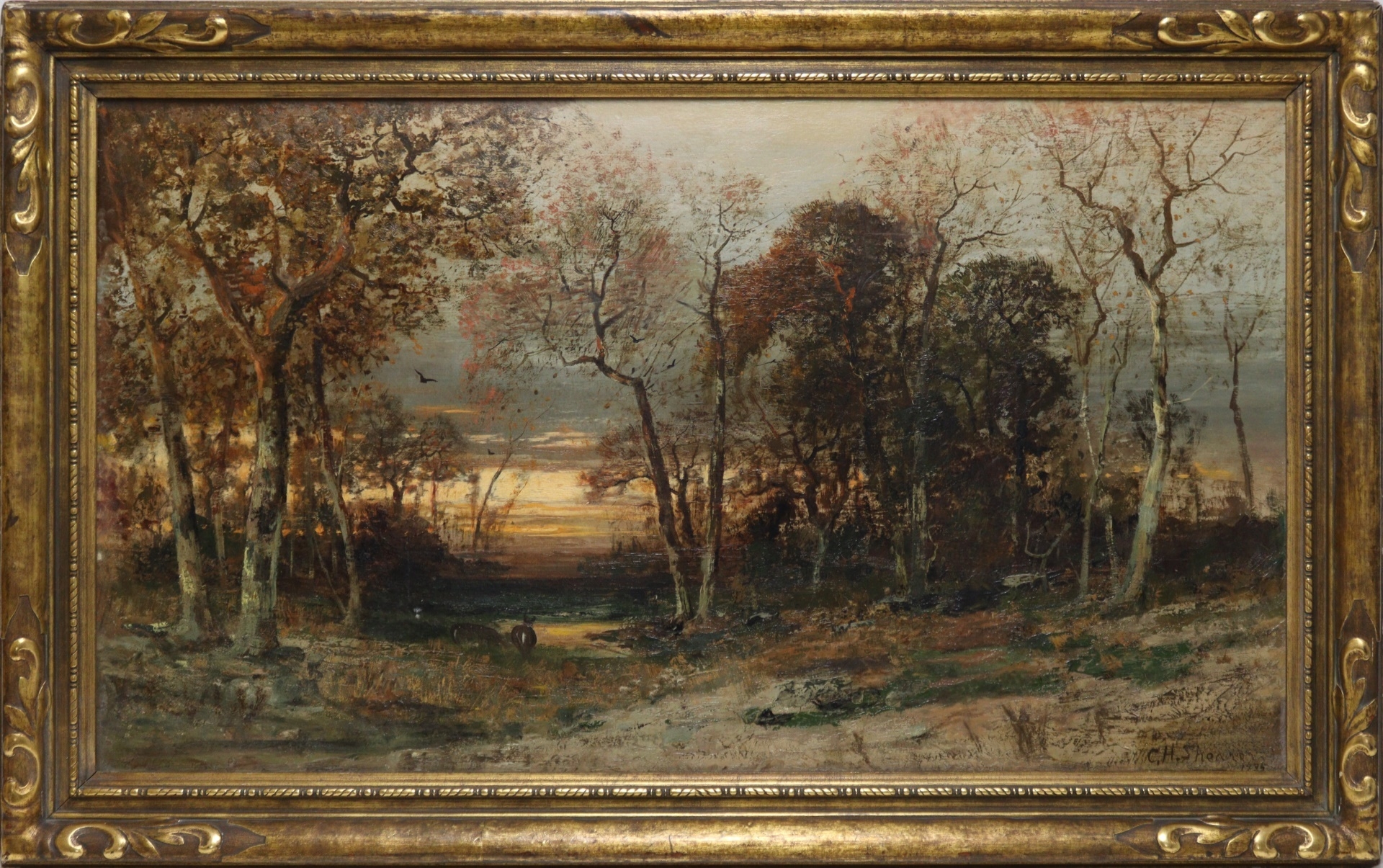 Christopher High Shearer | Forest Landscape (1885) | MutualArt