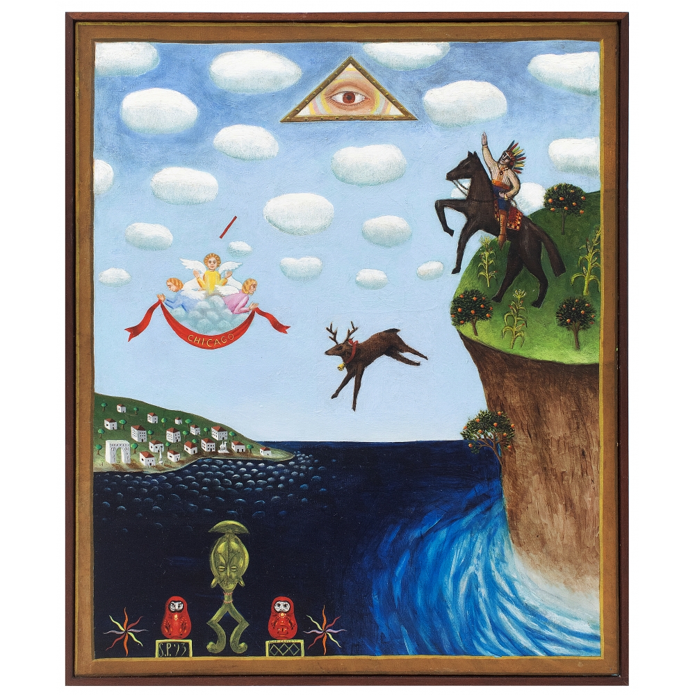 Alex Cerveny | ÓLEO SOBRE TELA. (1993) | MutualArt