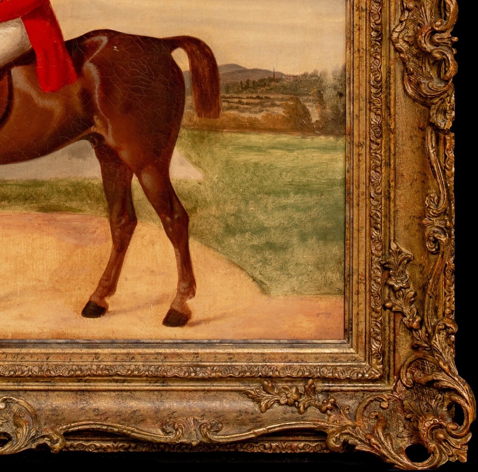 Edmund Ward Gill | PORTRAIT OF HORSE & ROBERT SHORT OIL PAINTING (19th ...