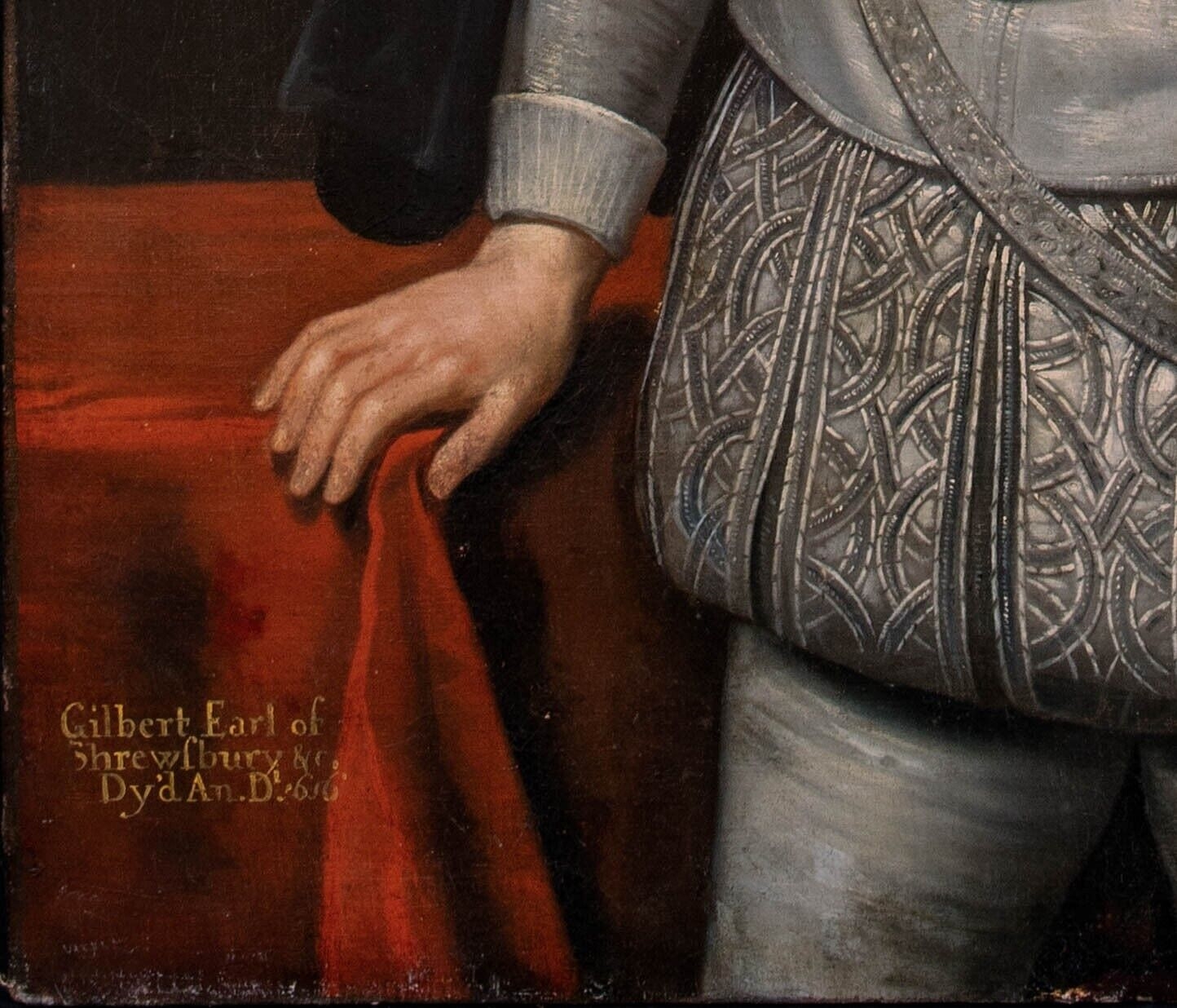 British School, 16th Century | PORTRAIT OF GILBERT TALBOT OIL PAINTING ...