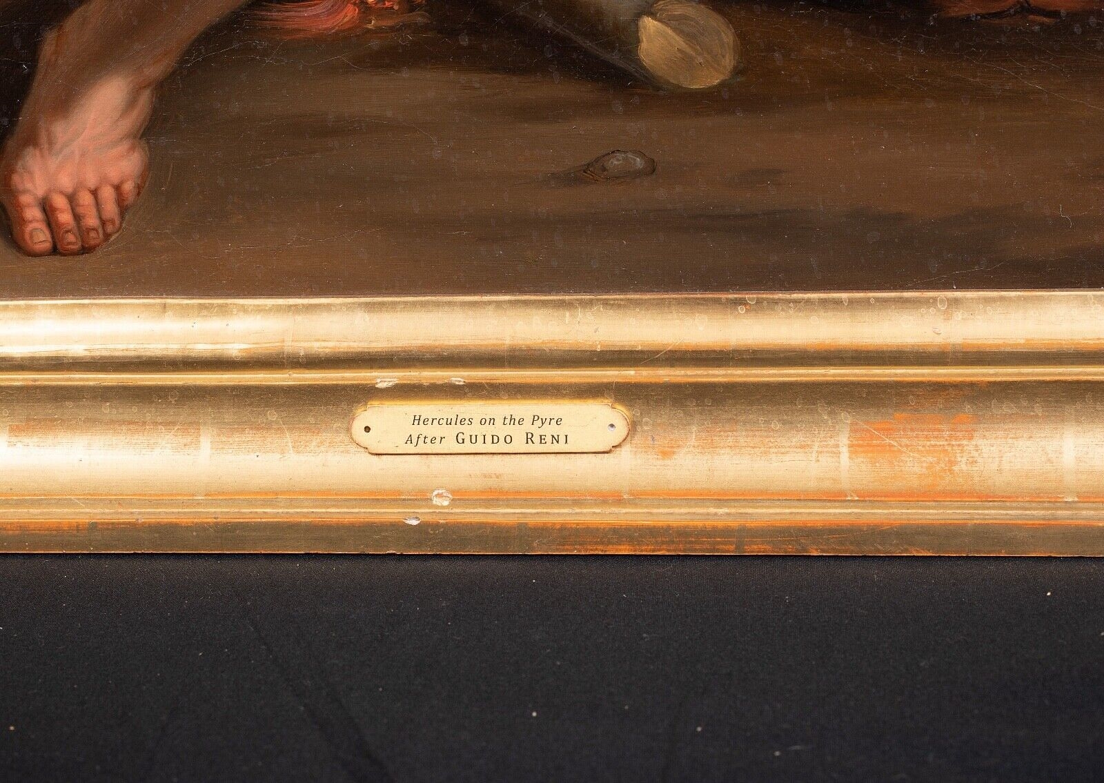 Old Masters School 18th Century | HERCULES AT HIS FUNERAL PYRE OIL ...