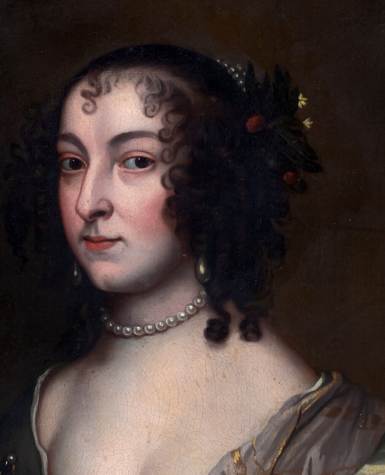 British School, 17th Century | PORTRAIT OF ANNE BOURCHIER OIL PAINTING ...