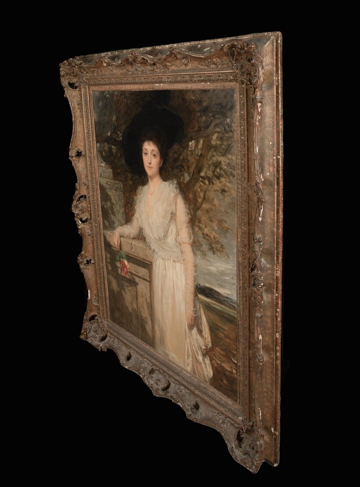 John Seymour Lucas | PORTRAIT OF MRS LOUISA HARTLEY TOOTH OIL PAINTING ...