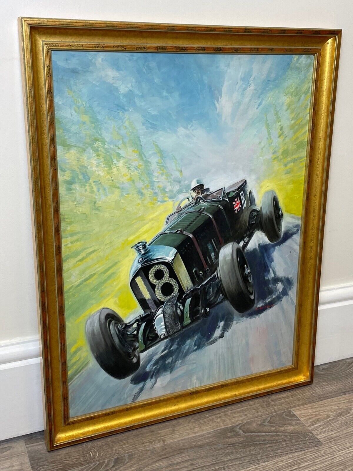 Graham Coton | PORTRAIT OF CLASSIC GREEN RACING CAR (20th Century ...