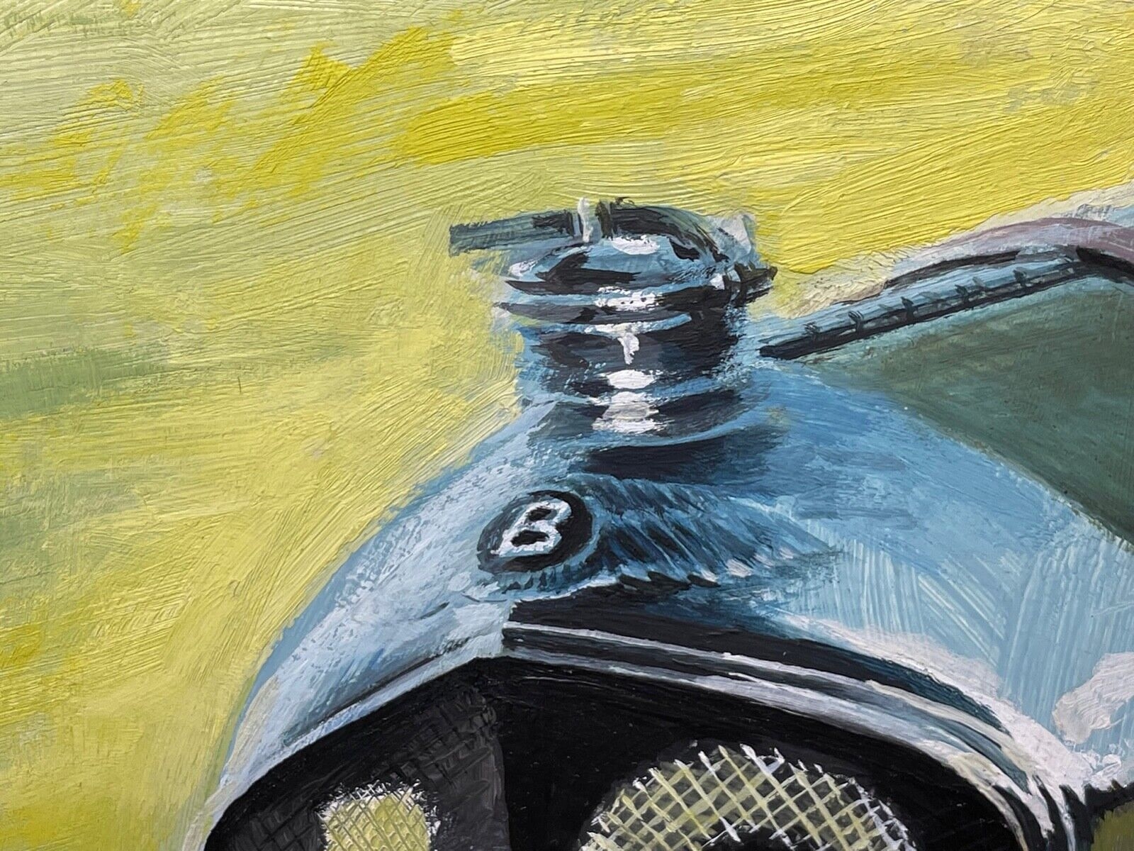 Graham Coton | PORTRAIT OF CLASSIC GREEN RACING CAR (20th Century ...