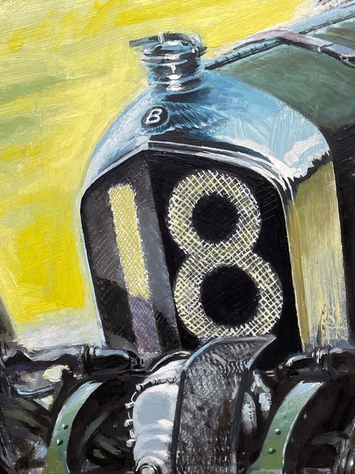 Graham Coton | PORTRAIT OF CLASSIC GREEN RACING CAR (20th Century ...
