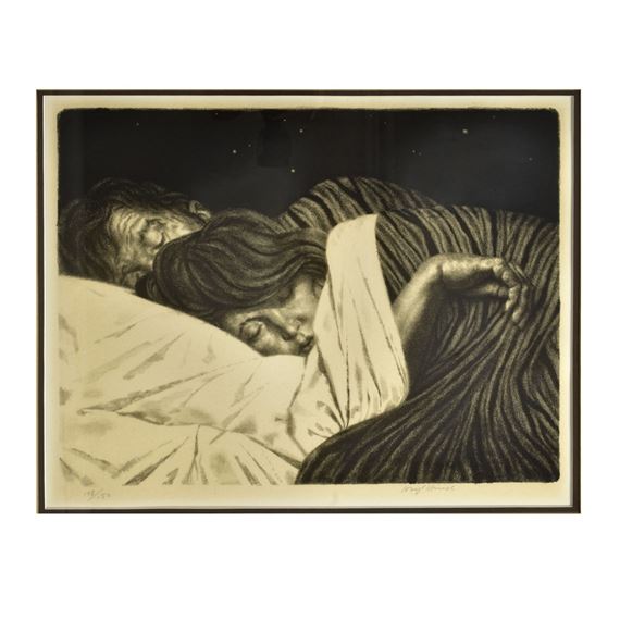 Joseph Hirsch | Resting Couple | MutualArt