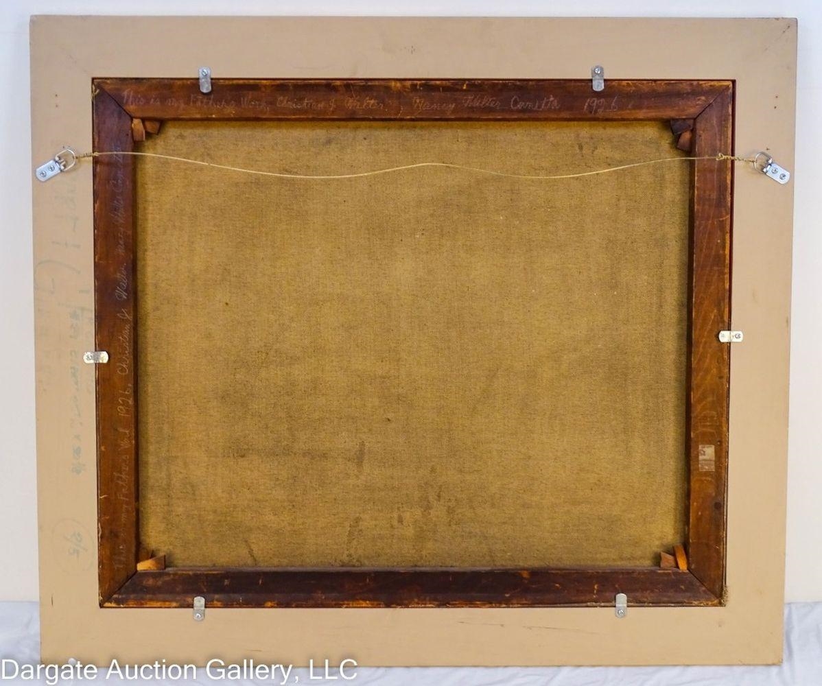 Christian J. Walter | 1872-1938) Oil on Canvas painting depicting a ...