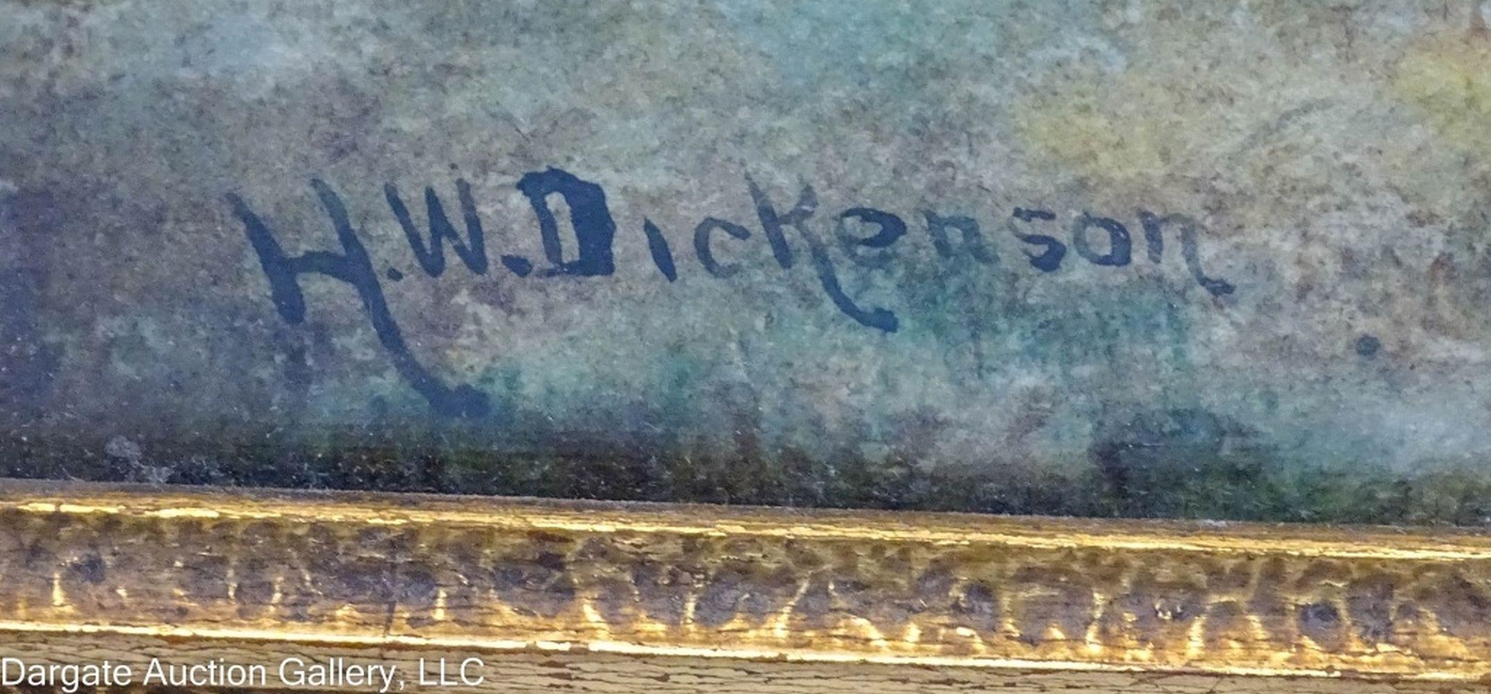 H.W. Dickenson | 19/20th Century ) Wooded Landscape - Circa late 19th | MutualArt