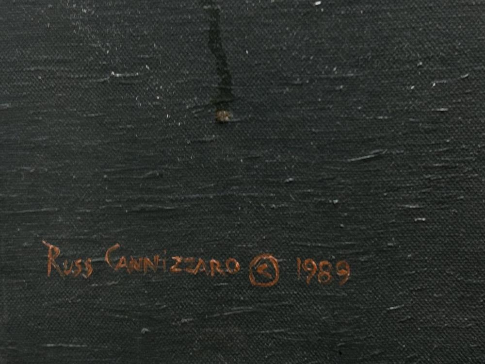 Russ Cannizzaro | Signed Russ Cannizzaro Canyon Oil on Canvas | MutualArt