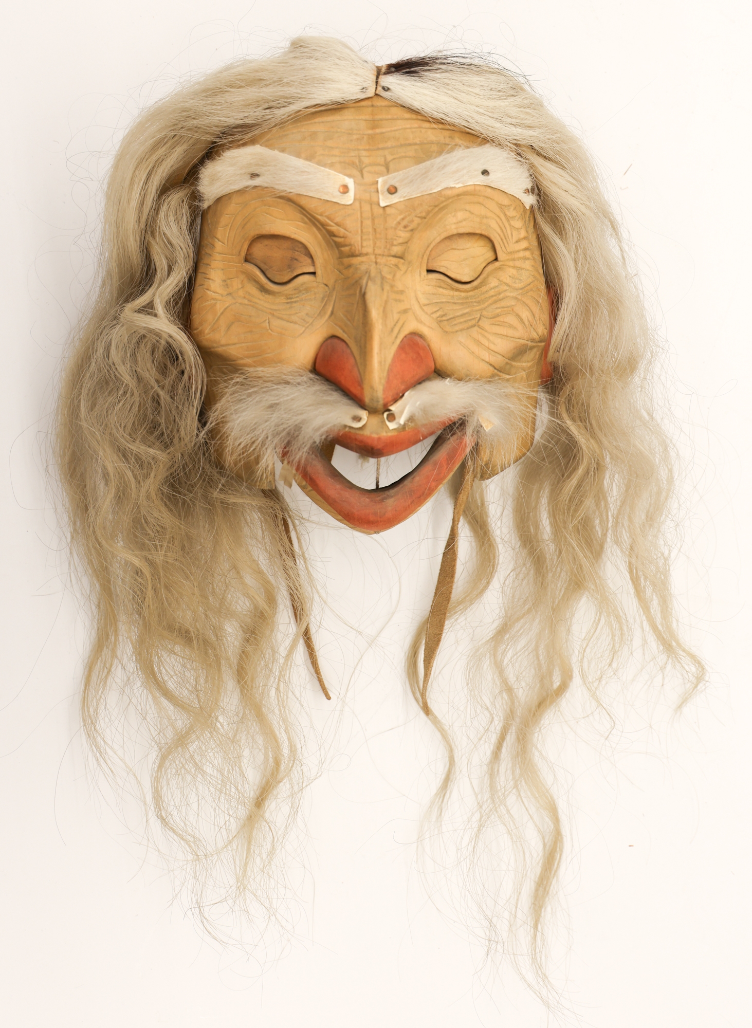 Duane Pasco | Duane Pasco ''Elder Portrait'' 1970's Cedar Mask (1970 ...