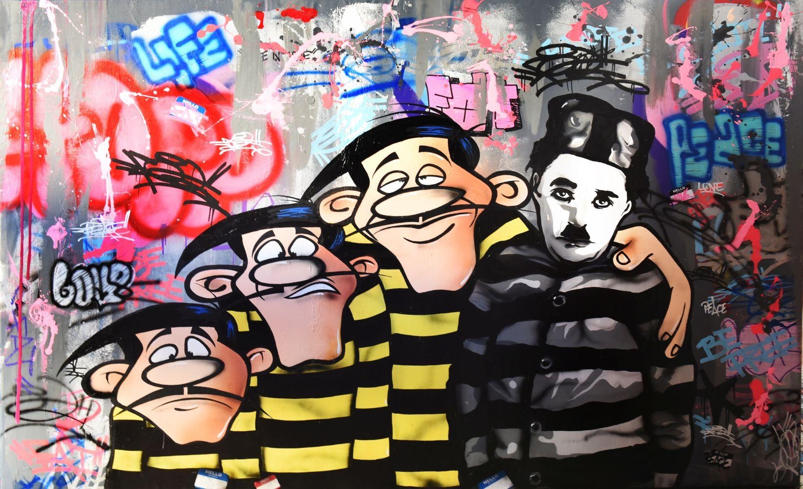 FAT | Fat - Les Daltons (Charlie Chaplin) | MutualArt