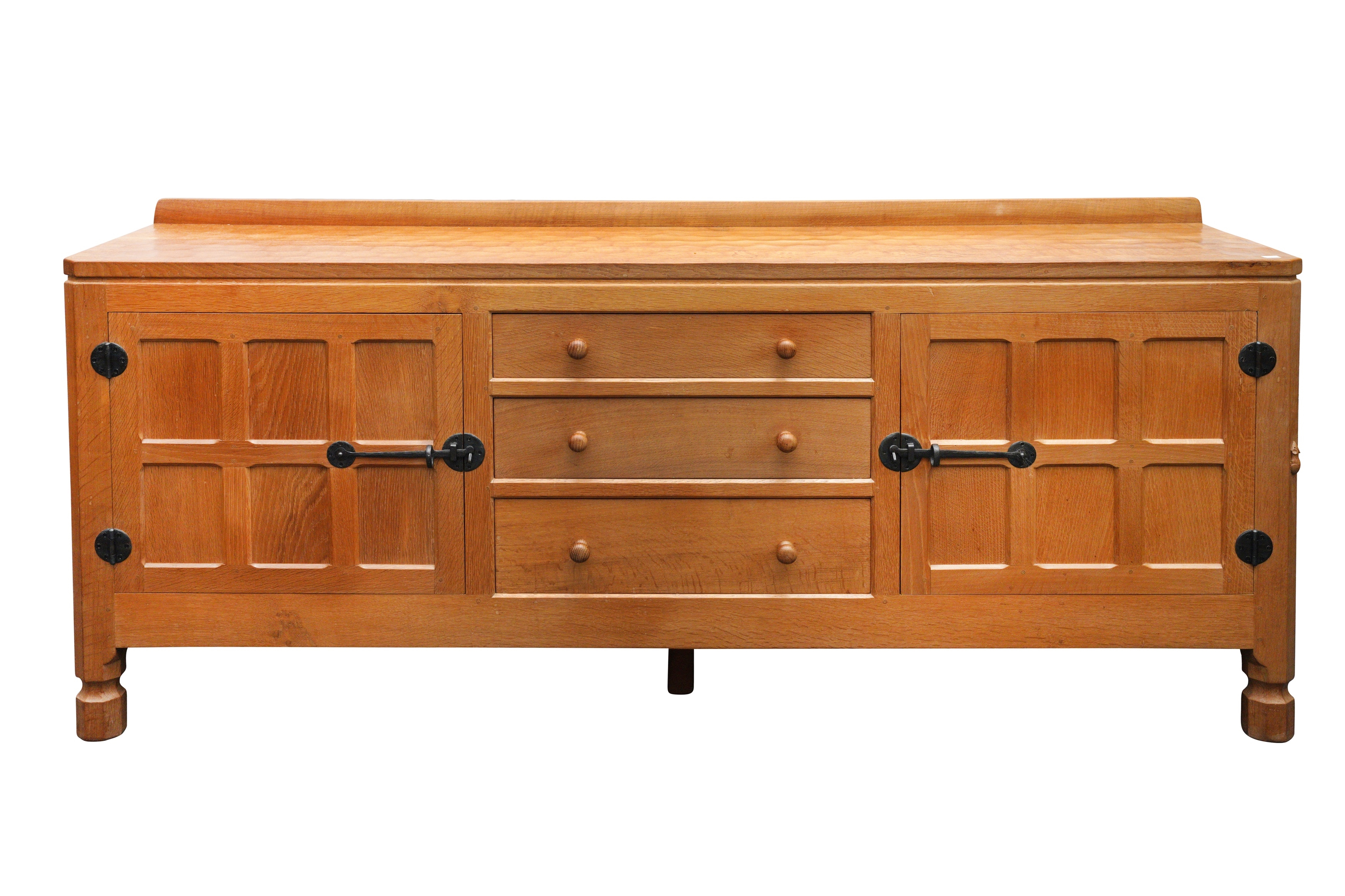 Robert Thompson | ROBERT ‘MOUSEMAN’ : An oak sideboard, the rectangular ...
