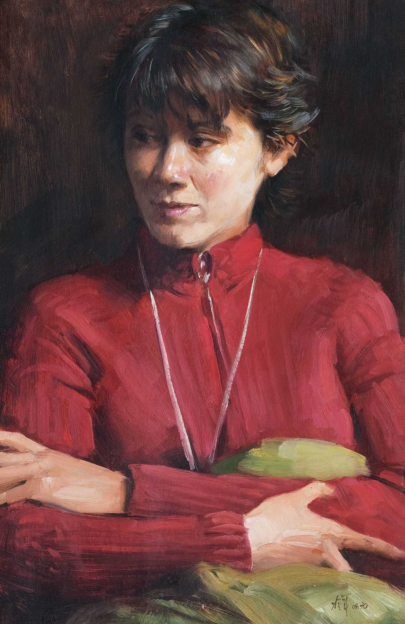 Leng Jun | Portrait of Xiao Jiang (2011) | MutualArt