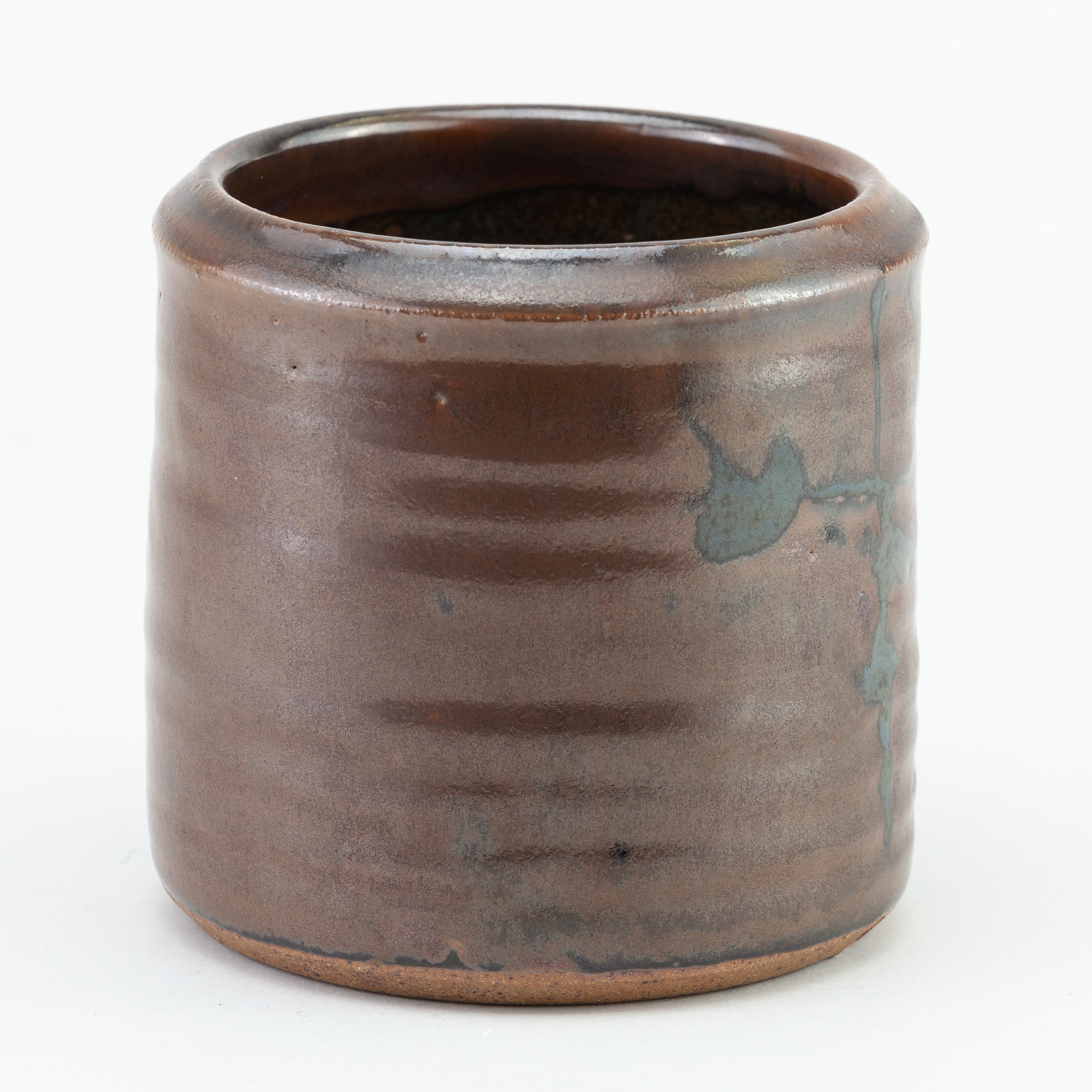 Geoffrey Whiting | a stoneware pot covered in iron rich glaze with wax ...