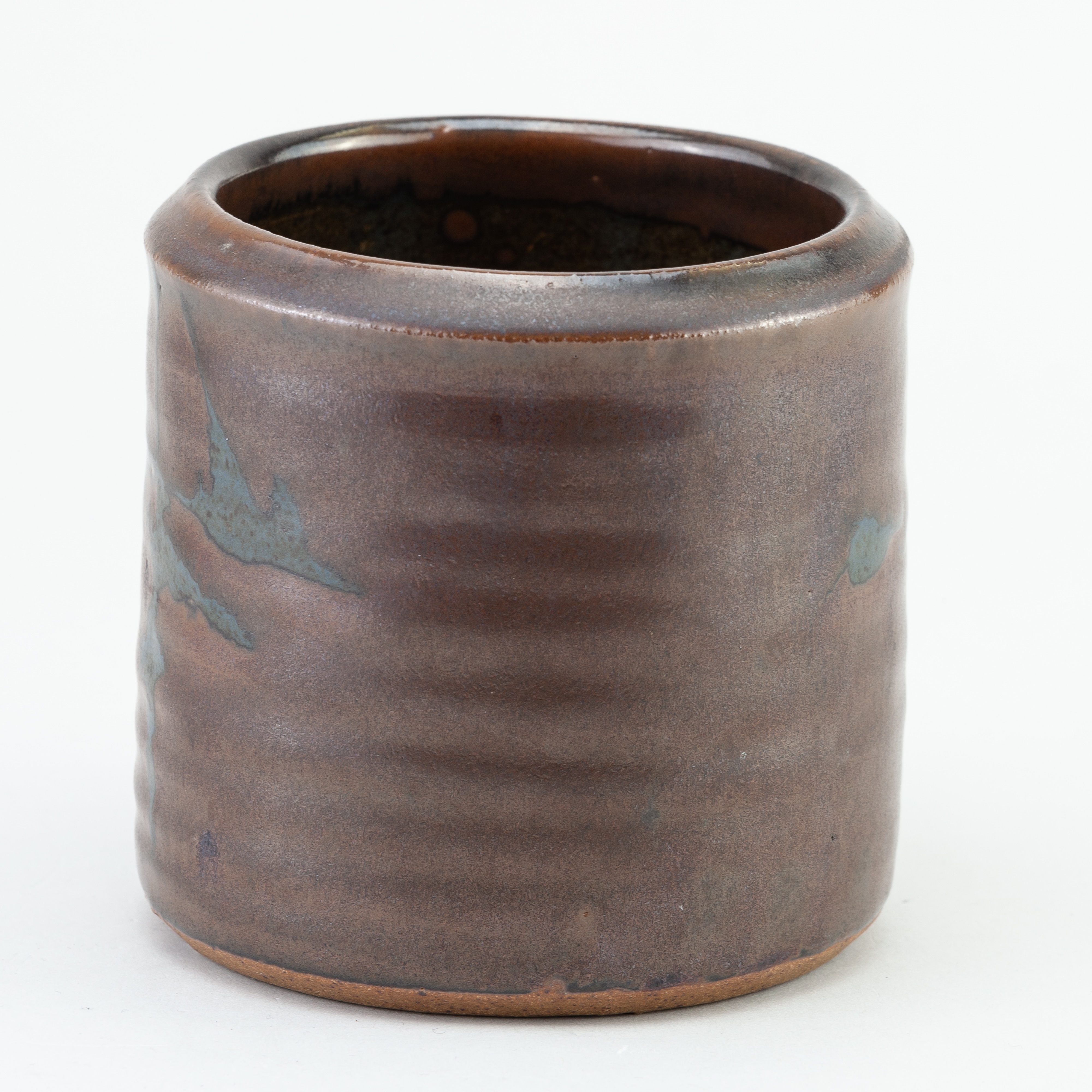 Geoffrey Whiting | a stoneware pot covered in iron rich glaze with wax ...