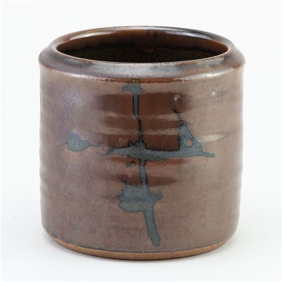 Geoffrey Whiting | a stoneware pot covered in iron rich glaze with wax ...