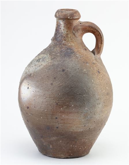 Svend Bayer | a wood fired stoneware flagon partially covered in ash ...