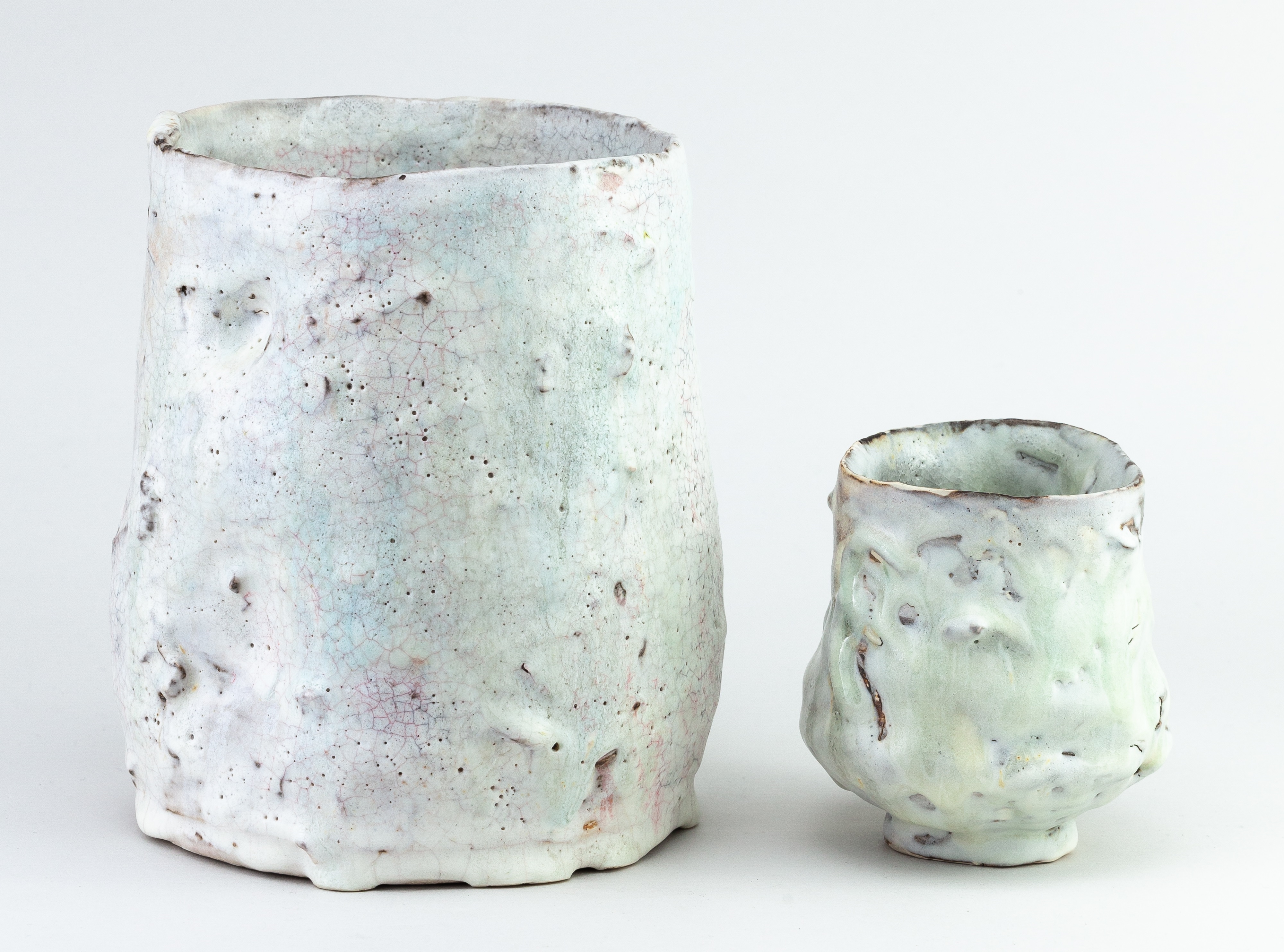 Ashley Howard | a stoneware vessel with heavily textured surface ...