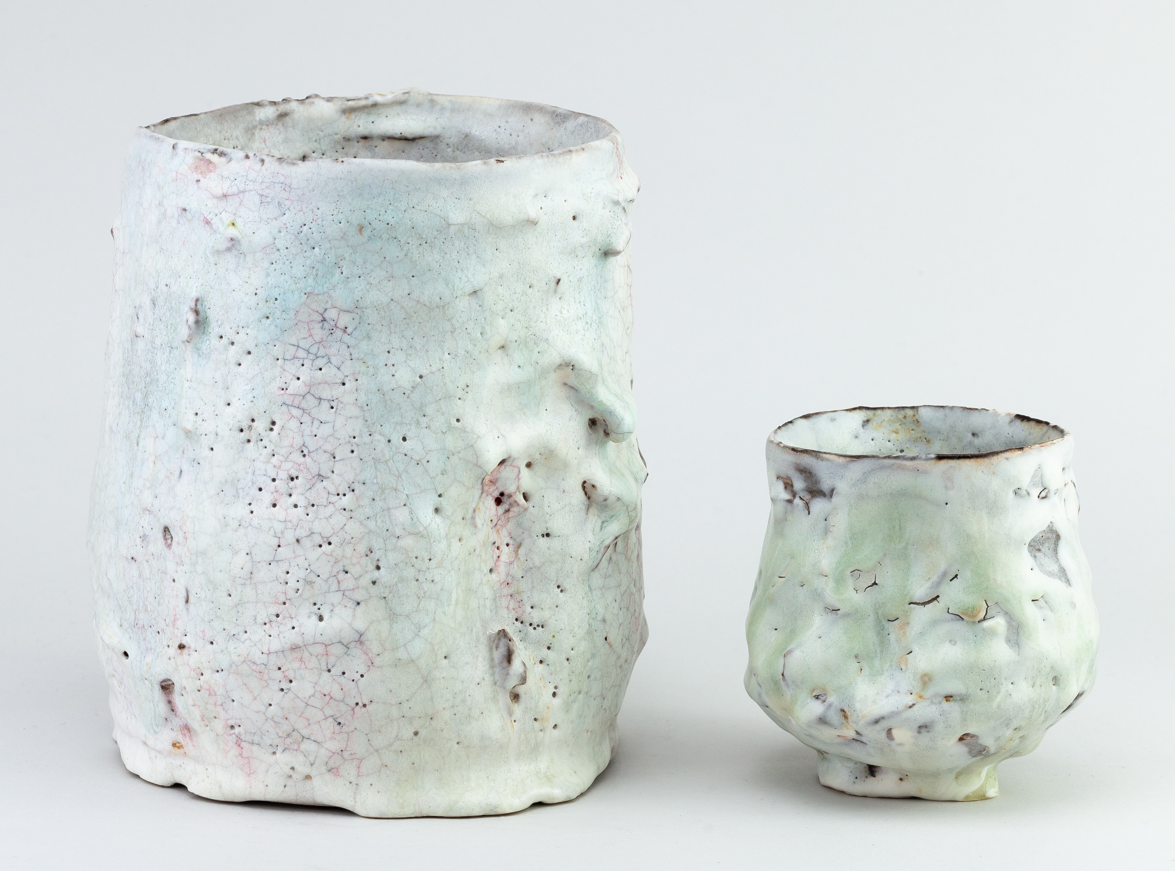Ashley Howard | a stoneware vessel with heavily textured surface ...
