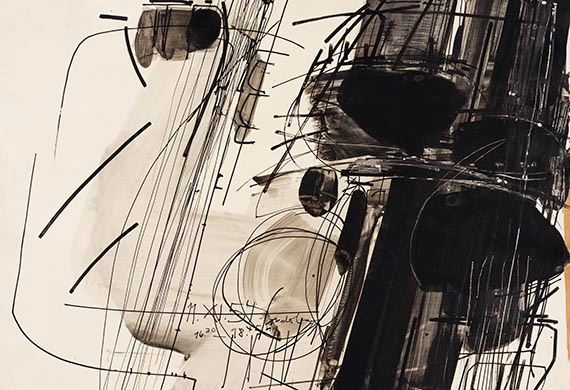 Kurt Rudolf Hoffmann‏ Sonderborg | Ohne Titel (1954) | MutualArt
