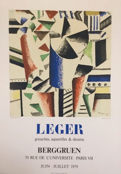 Fernand Léger | LEGER Fernand Poster lithograph Berggruen 1979 (1979 ...
