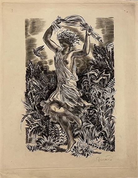 Albert Decaris | DECARIS Albert engraving signed in pencil lower right ...