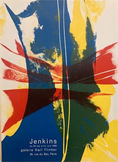 Paul Jenkins | Lithograph poster for the Karl FLINKER gallery | MutualArt