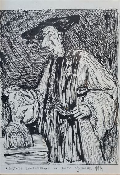 Tim | Aristotle contemplating the bust of Homer | MutualArt