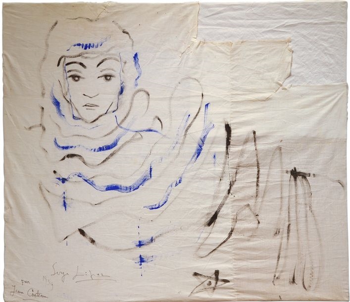 Serge Lifar | COCTEAU Jean, 1889-1963 Serge Lifar in costume black ...