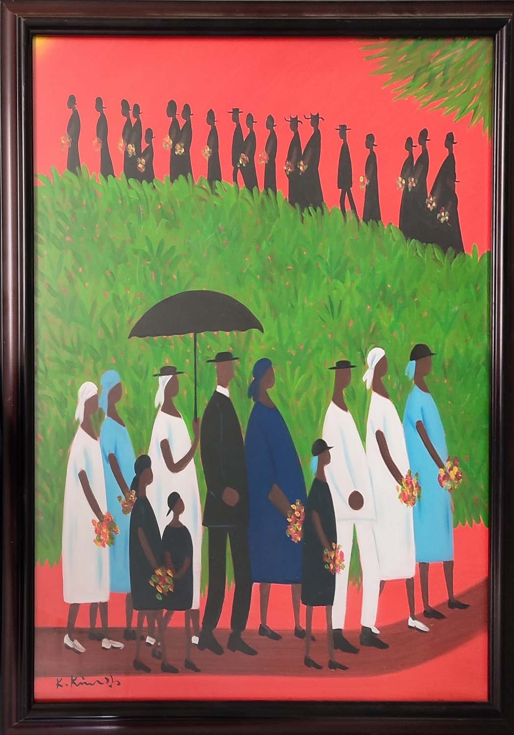 Ellis Wilson | 'Funeral procession' | MutualArt