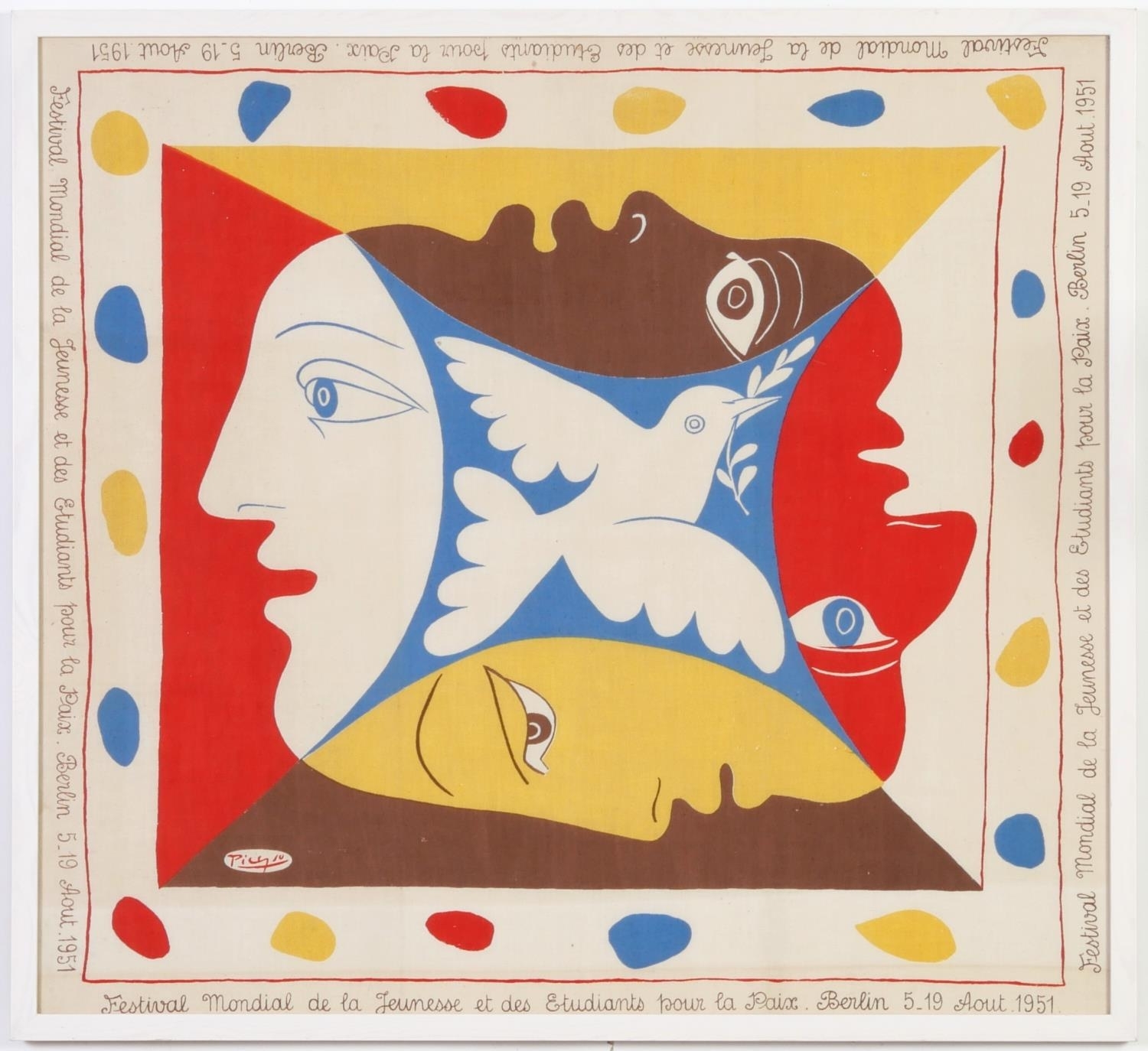 Pablo Picasso | PABLO PICASSO, Rare World Festival of Youth And ...