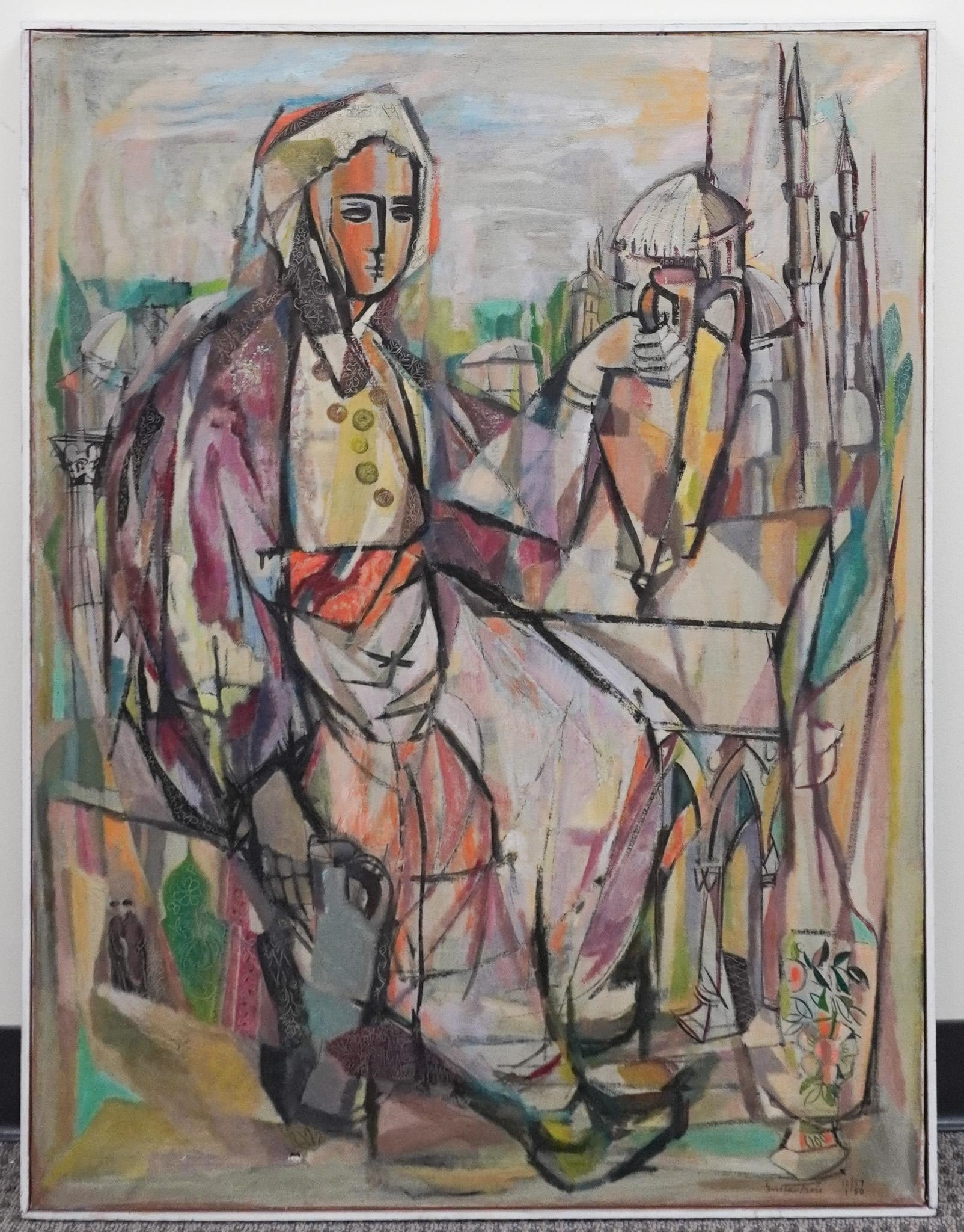 Gustav Trois | Figure With Vases | MutualArt