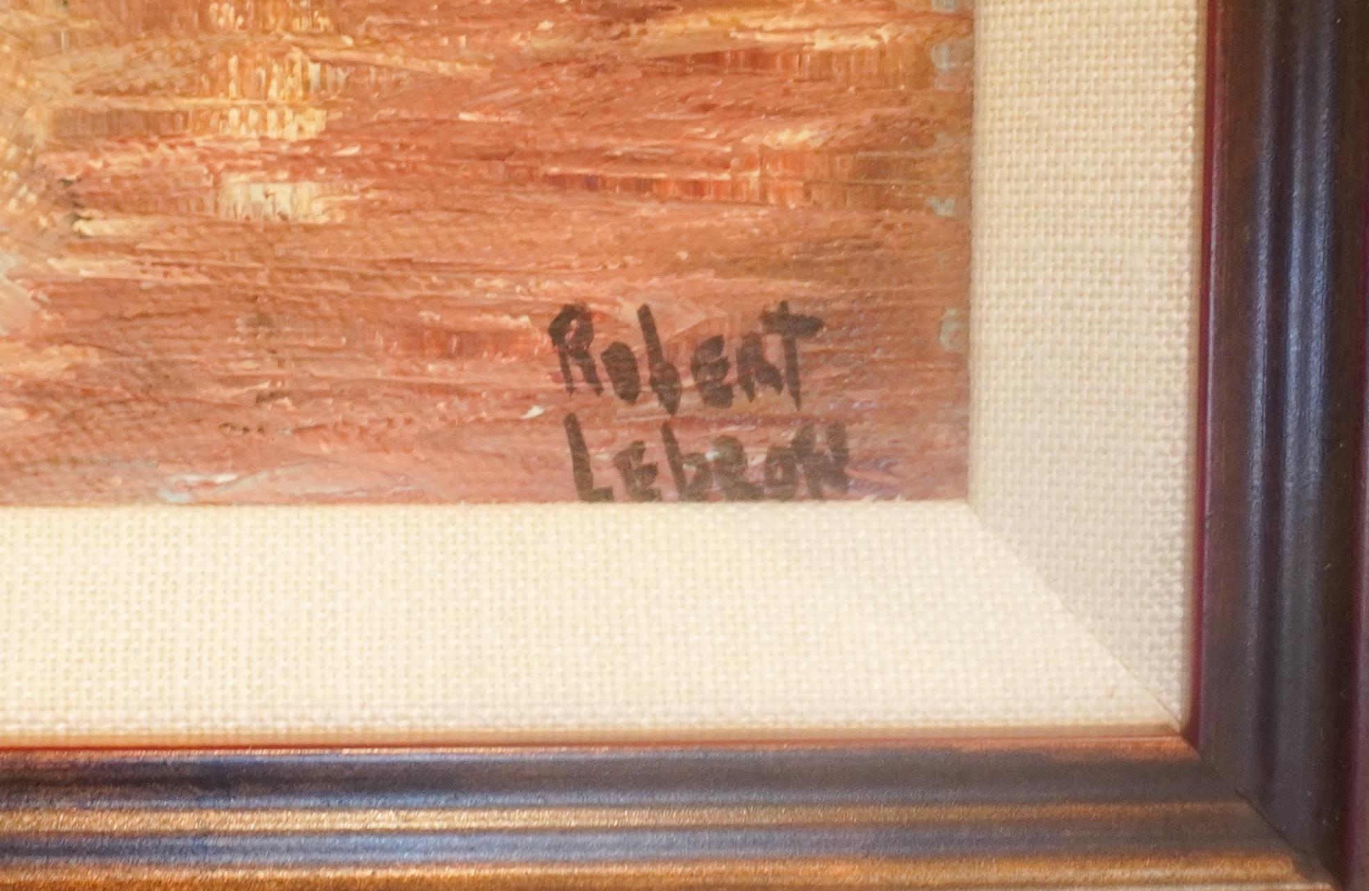 Robert Lebron | Tug-Boat Under a Bridge | MutualArt