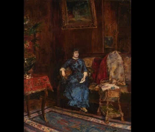 Ferry Beraton | Jeune femme dans son intérieur (87) | MutualArt