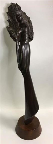 John Boomer | John Boomer Bronze Sculpture Of Woman (1980) | MutualArt