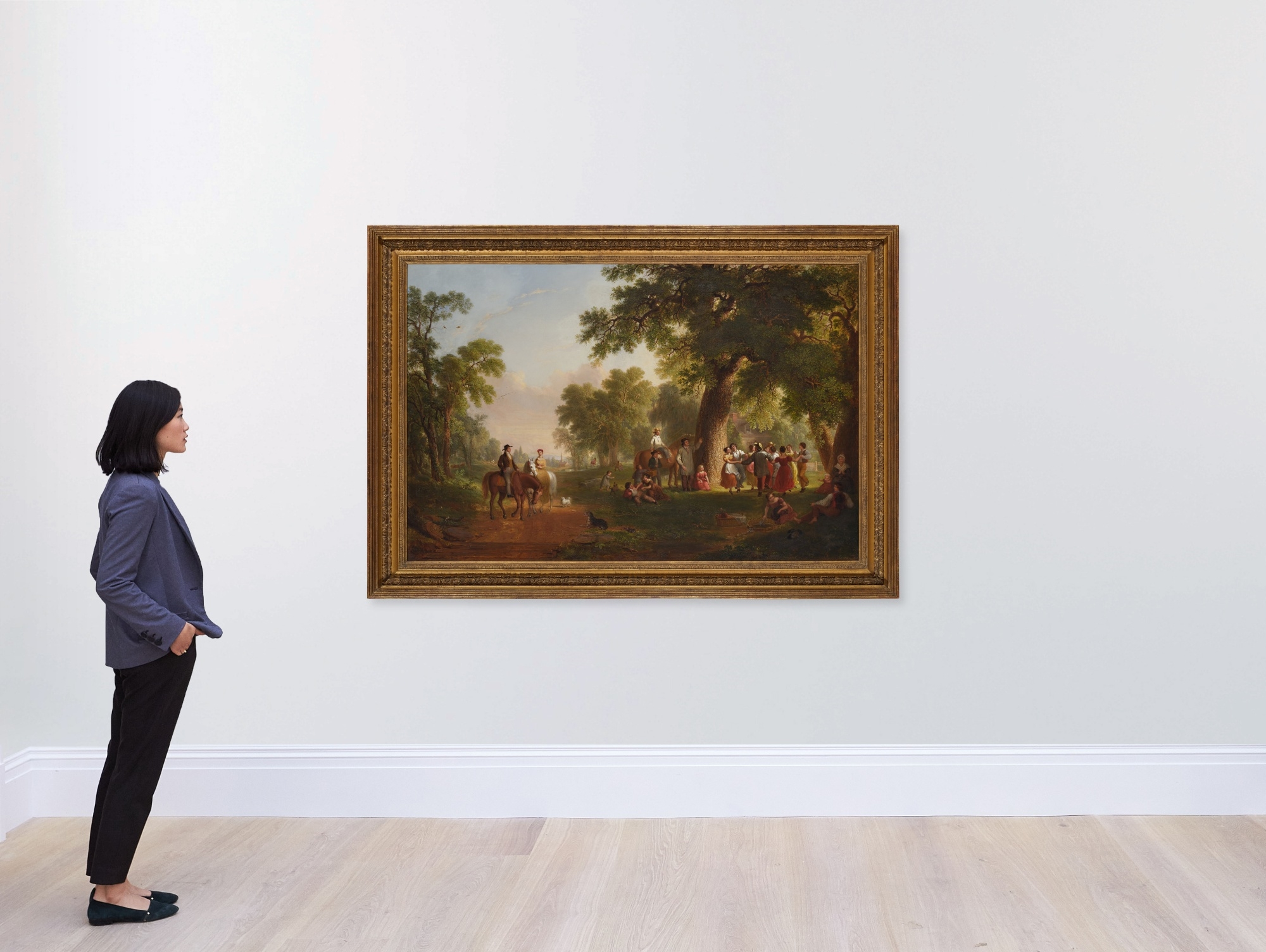 Asher B. Durand | Dance of the Haymakers (1851) | MutualArt