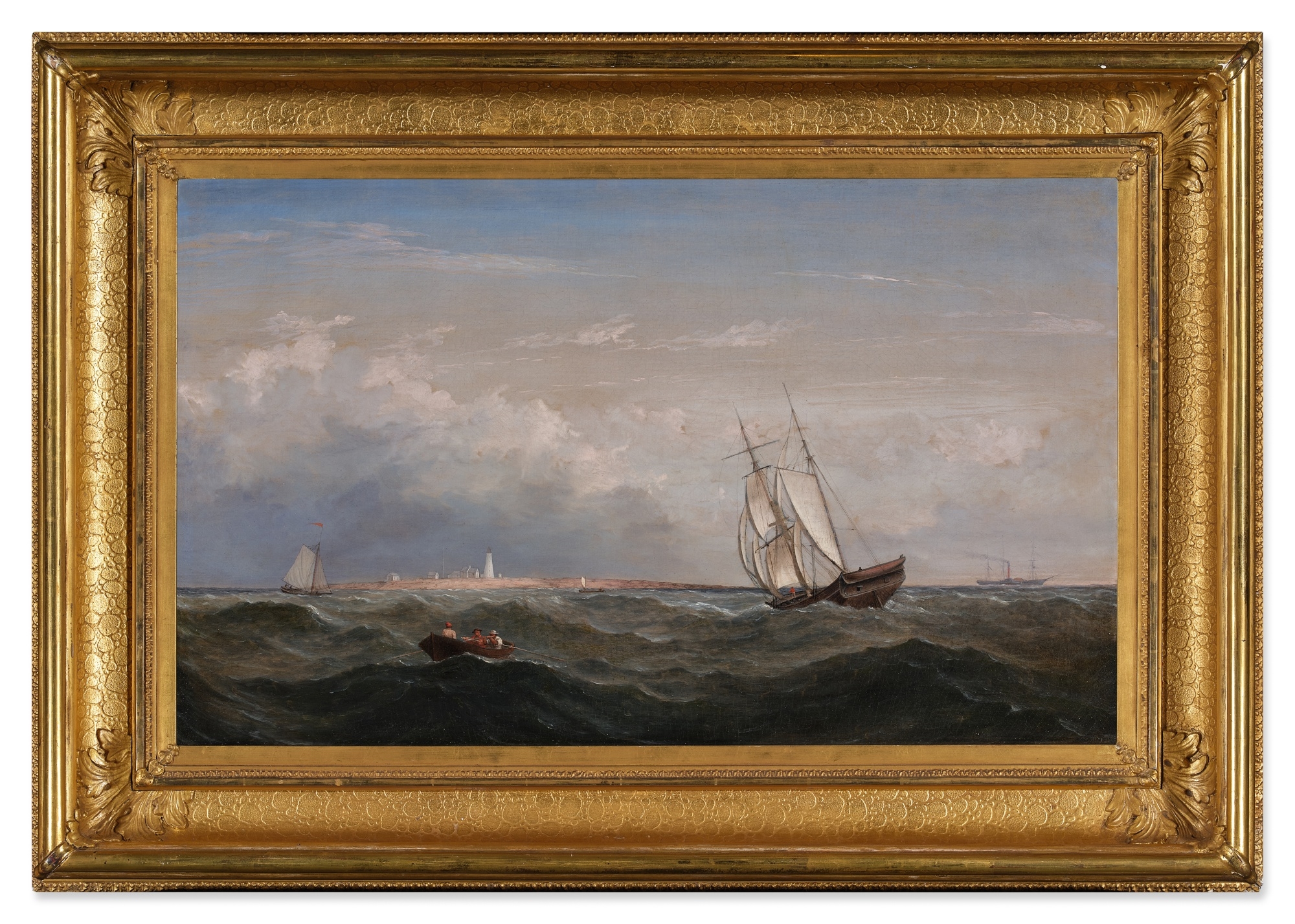 Fitz Hugh Lane | Northwesterly View of Mount Desert Rocks (1855 ...
