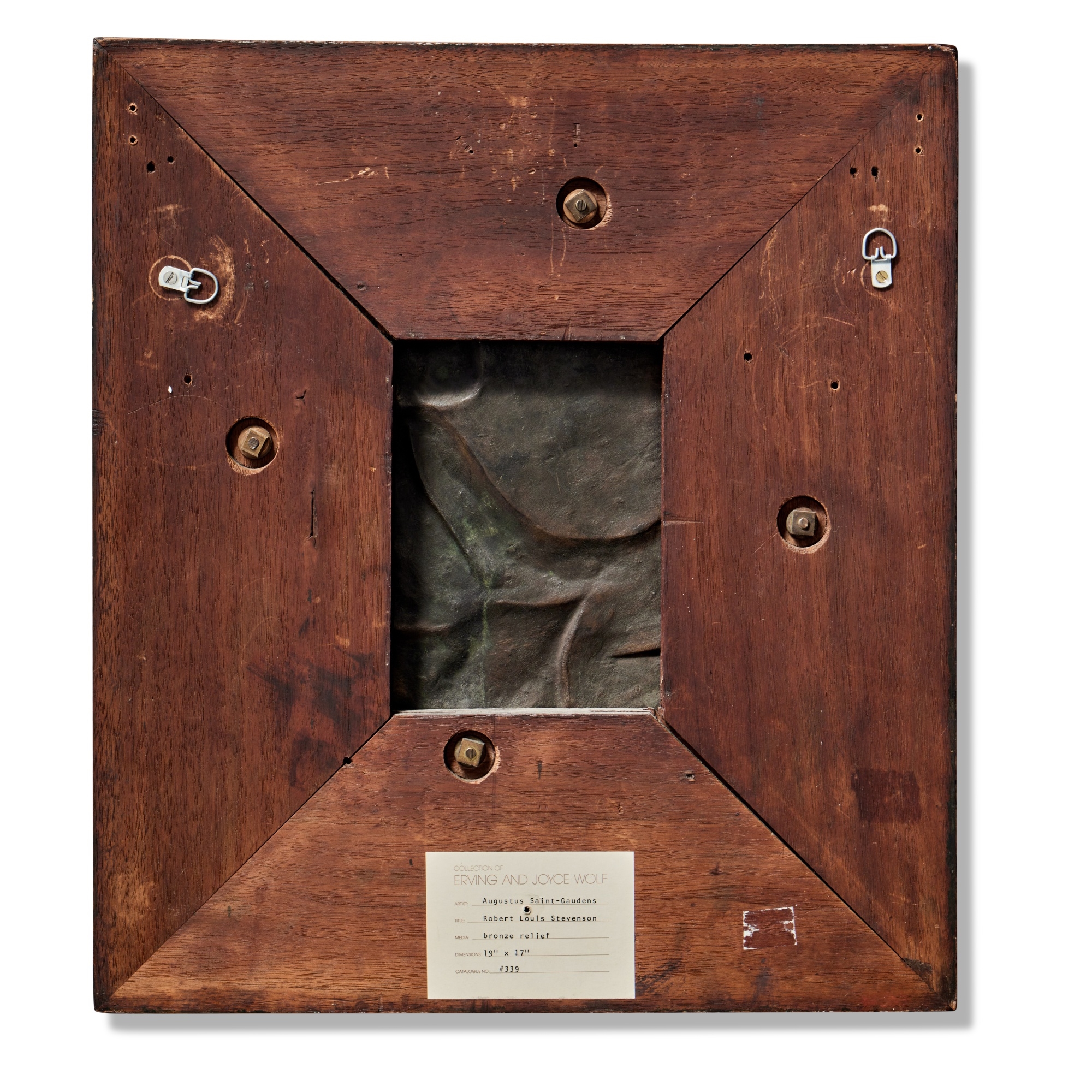 Augustus Saint-Gaudens | Portrait Relief of Robert Louis Stevenson ...