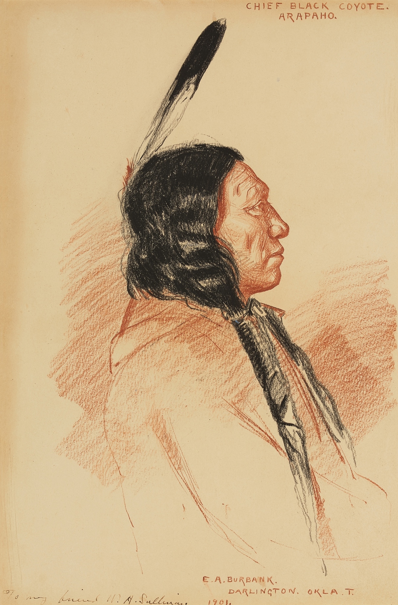 Elbridge Ayer Burbank | Chief Black Coyote, Arapaho (1901) | MutualArt