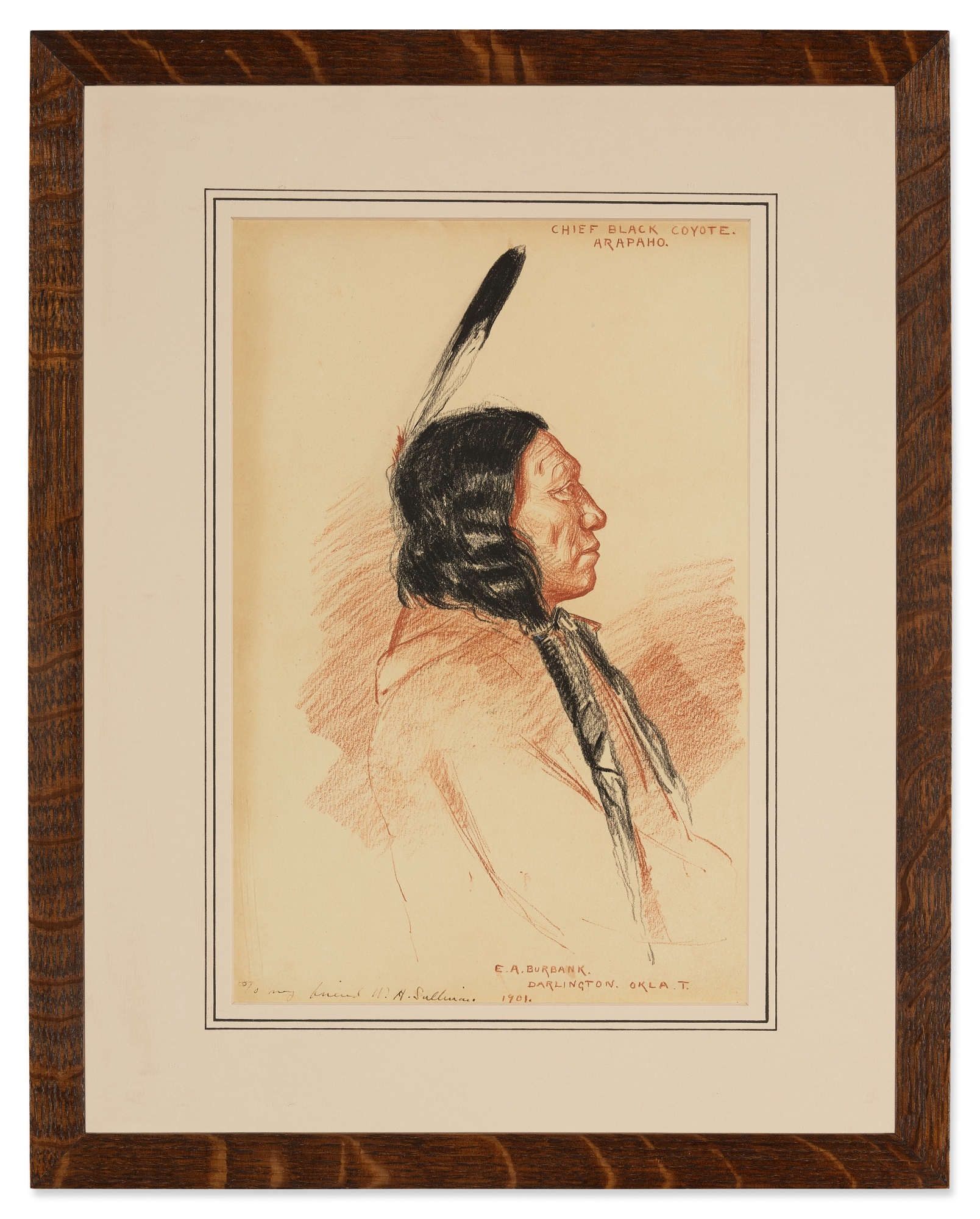 Elbridge Ayer Burbank | Chief Black Coyote, Arapaho (1901) | MutualArt