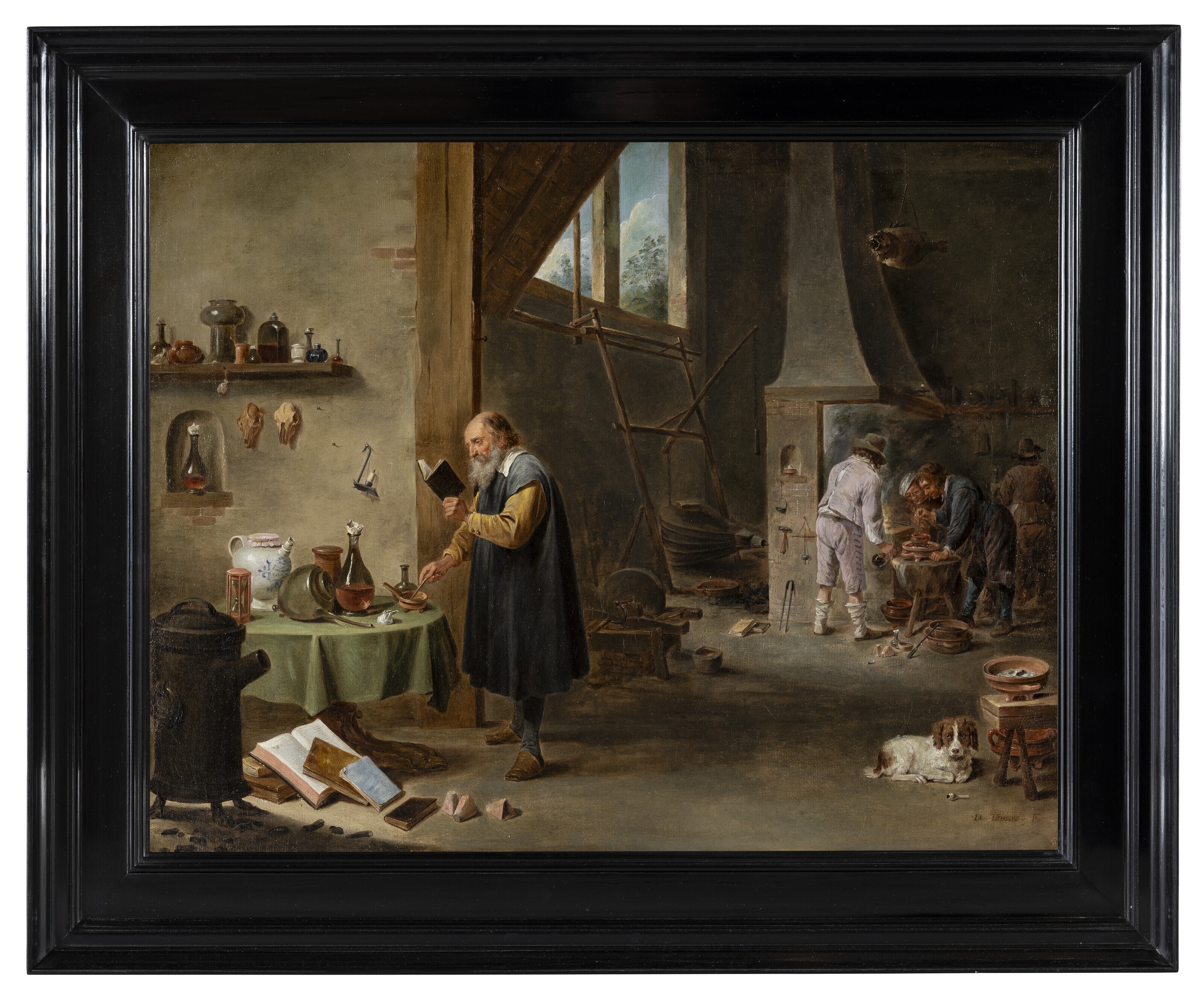 David Teniers the Younger | The alchemist in his laboratory | MutualArt