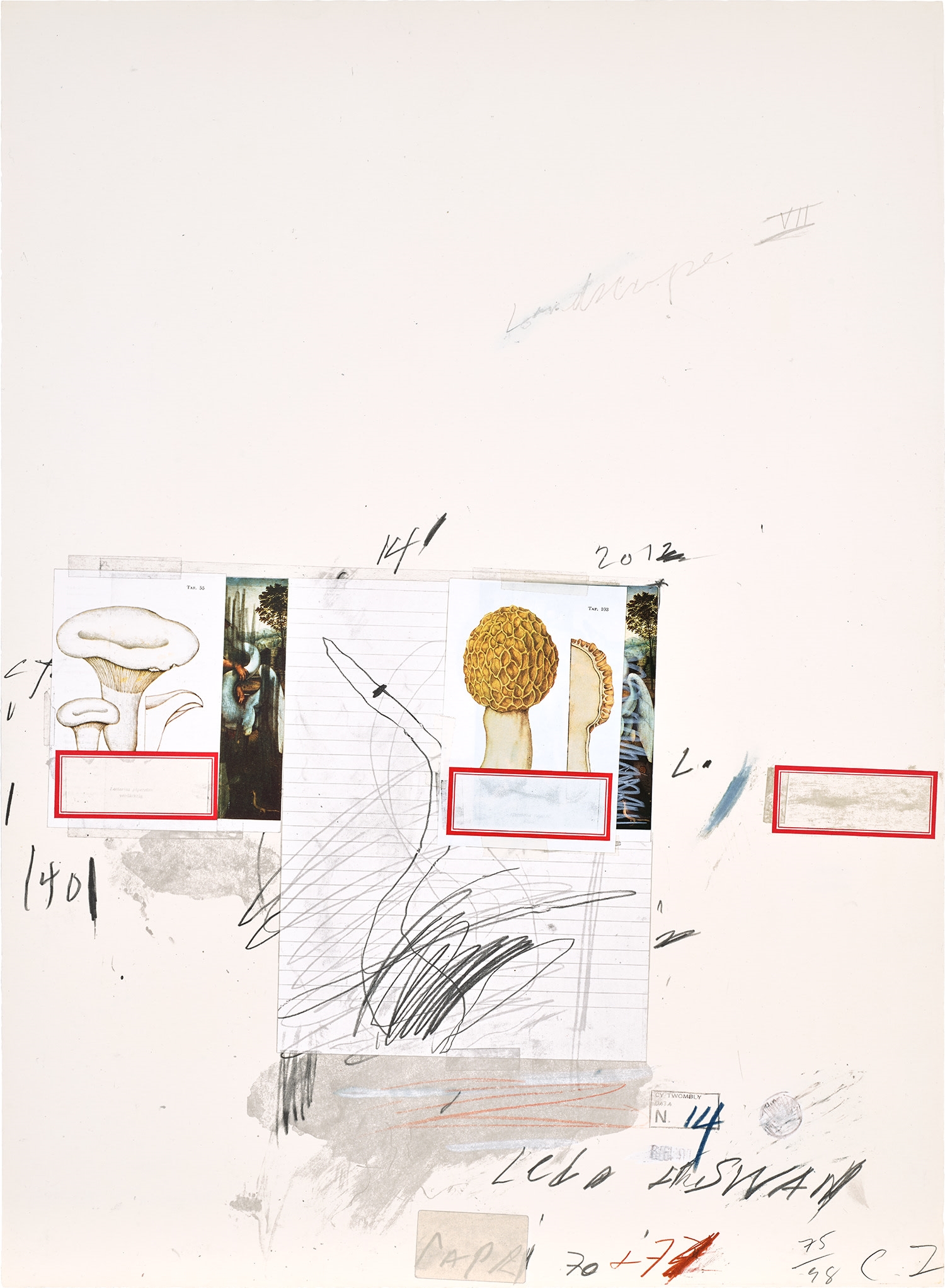 Cy Twombly | Roman Notes I, from Roman Notes (1970) | MutualArt