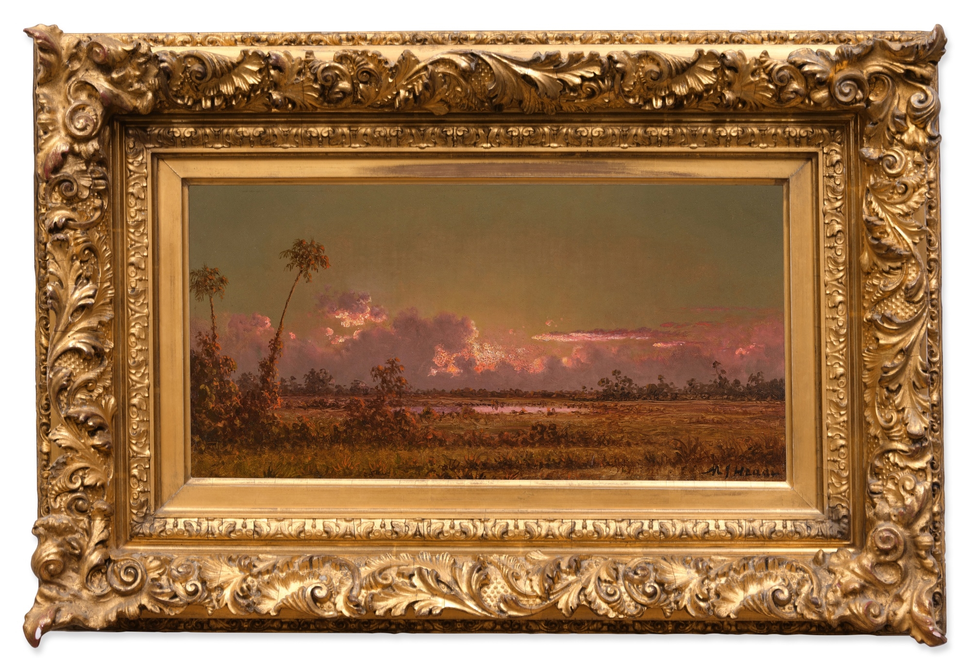 Martin Johnson Heade | Florida Marsh: Dawn (Circa 1880s) | MutualArt