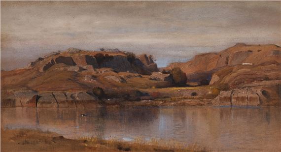 Samuel Colman | Rocky Landscape (Circa 1888) | MutualArt