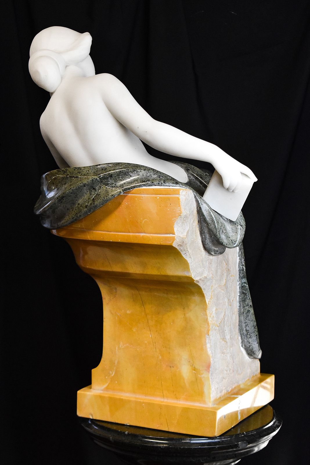Ferdinando Vichi | SIENA AND VERDE ANTICO STATUE | MutualArt