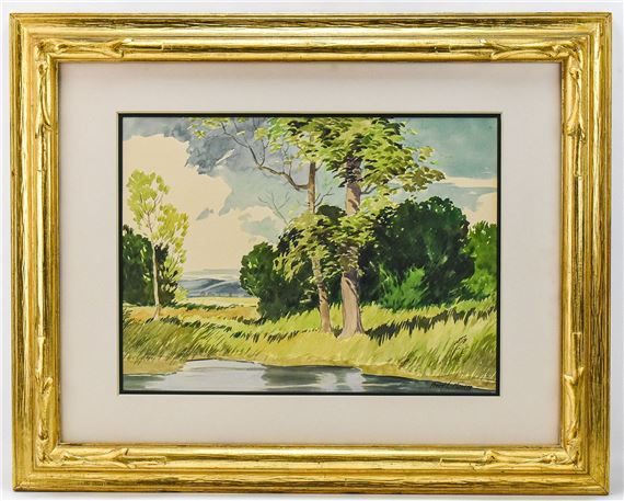 Percy L. Manser | PERCY L. MANSER WATERCOLOR PAINTING | MutualArt