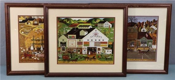 Charles Wysocki | (3) Charles Wysocki Prints | MutualArt