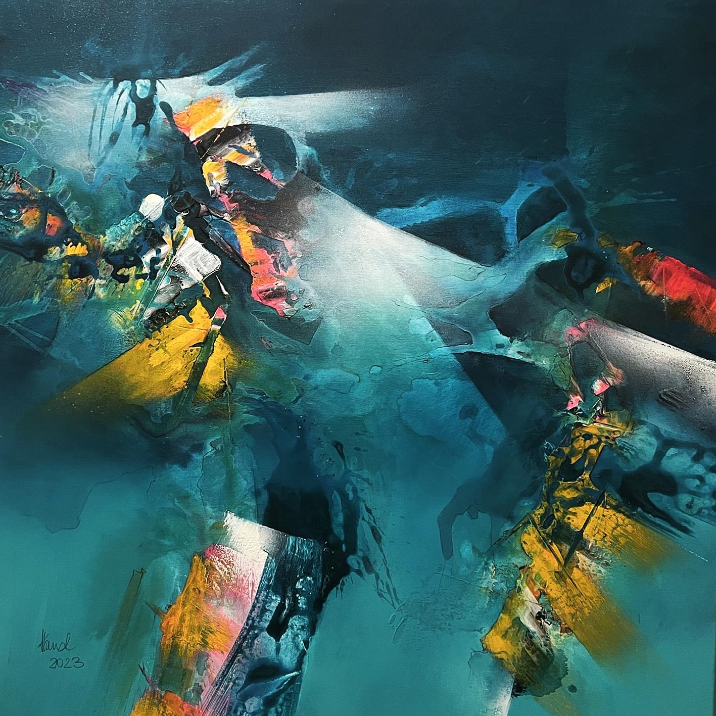 Alfred Hansl | Alfred Hansl, Lichter der Nacht, 2023 (2023) | MutualArt