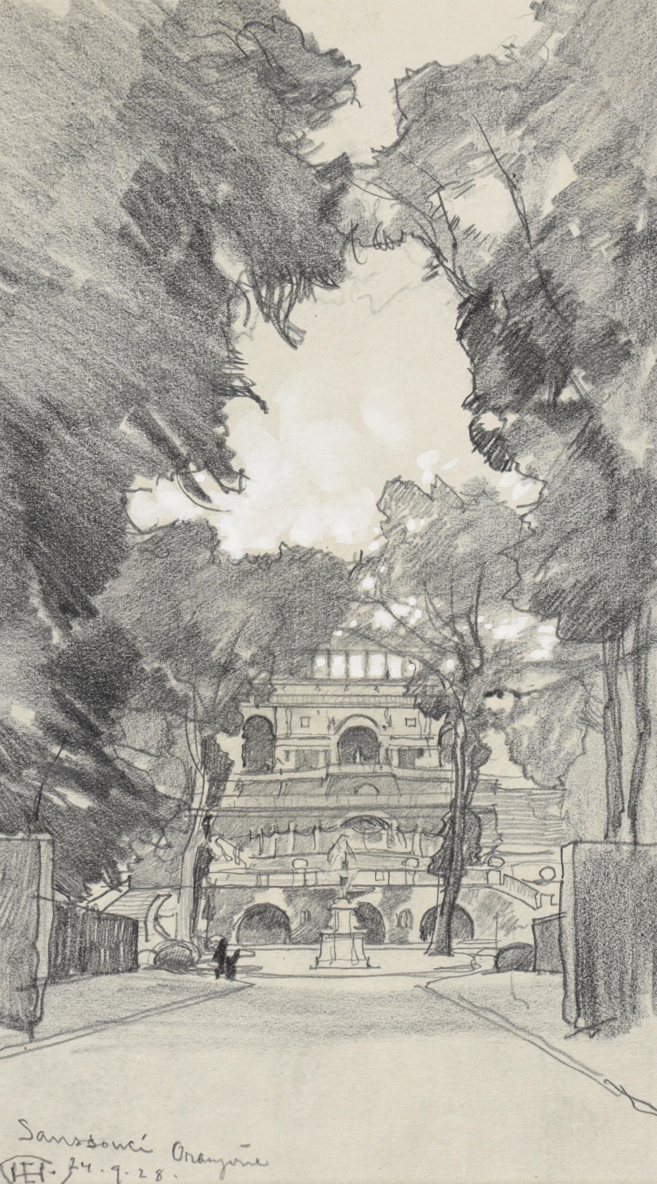 Edward Harrison Compton | Das Orangerieschloss in Sanssouci (1928 ...